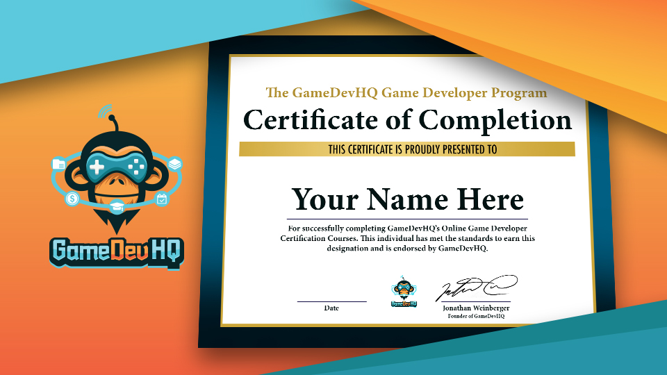 Certified Game Developer Learning Track Learn Gamedevhq
